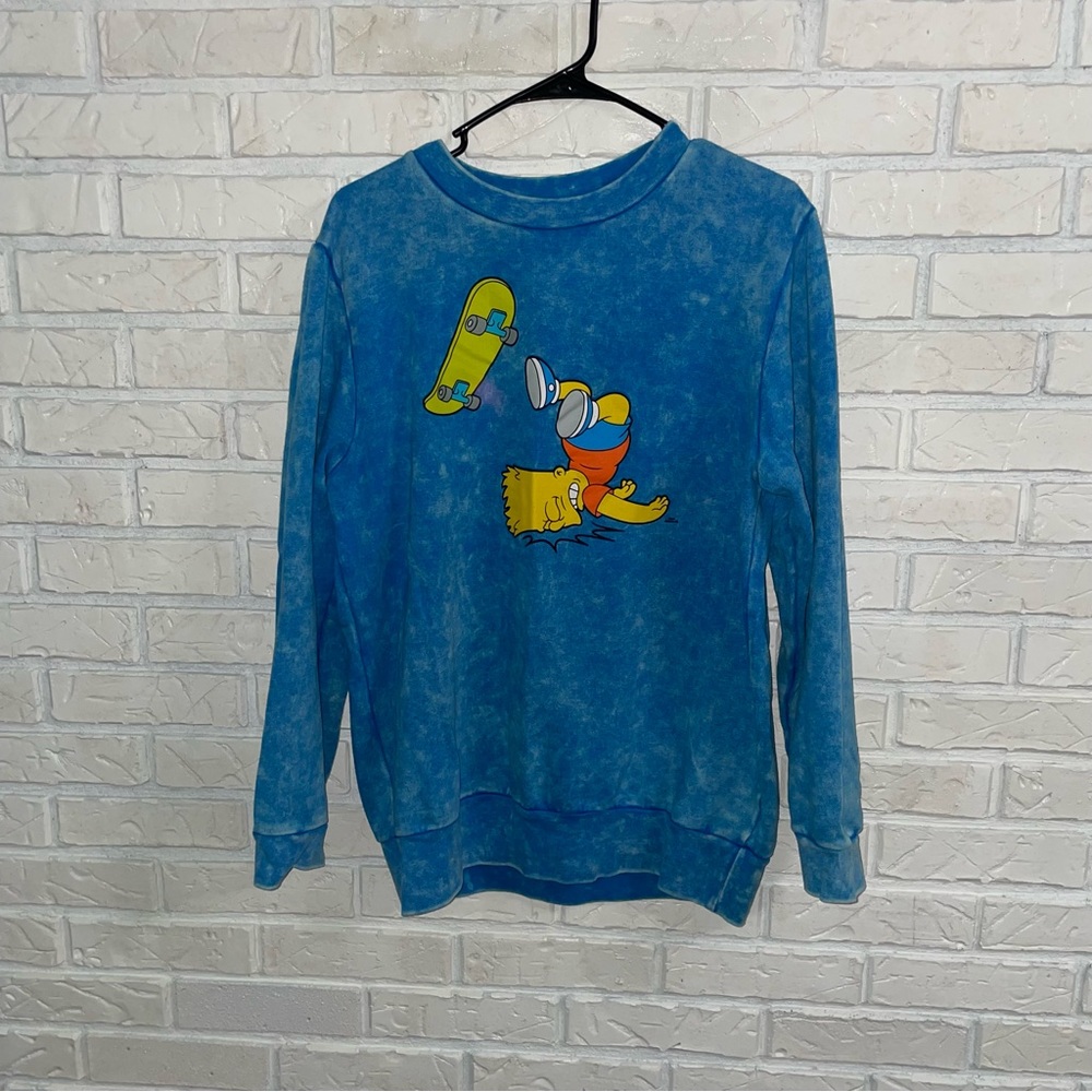 Simpsons, Bart Simpson Crew Neck Sz Xl - Gem